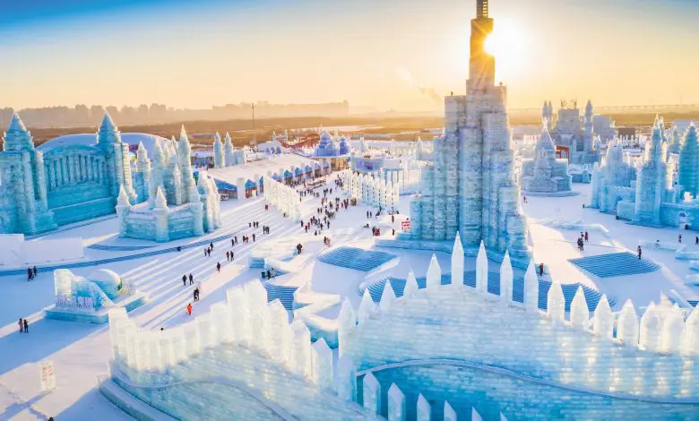 Moscow Ice Festival + shining pearl of ice and snow